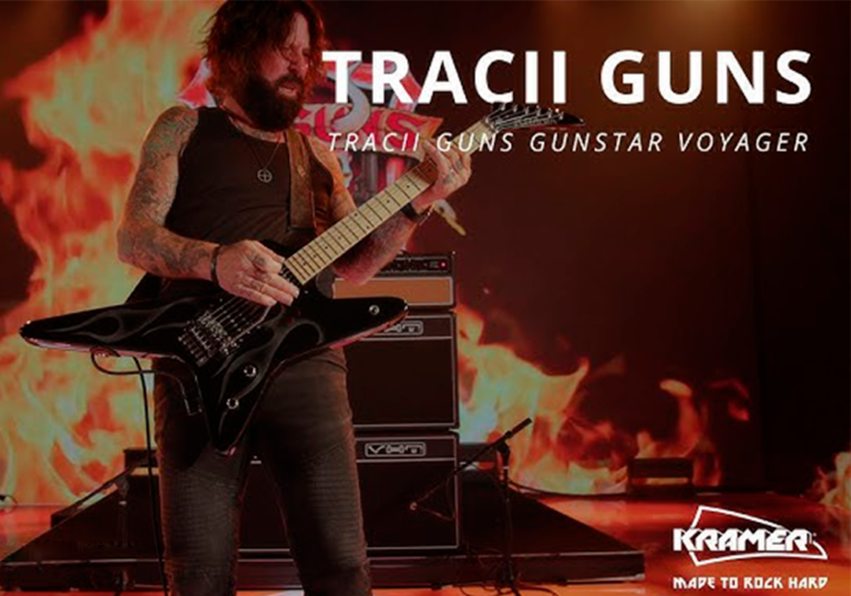 "Gunstar" Voyager: la Kramer signature de Tracii Guns - Musical Cedar